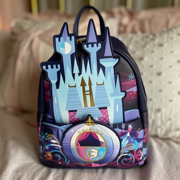 Loungefly | Bags | Loungefly X Disney Cinderella Castle Series Mini ...